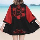 Seven Deadly Beasts Kimono, Japanese Anime Cardigan Kimono – Divesart