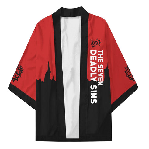 Seven Deadly Beasts Kimono, Japanese Anime Cardigan Kimono – Divesart